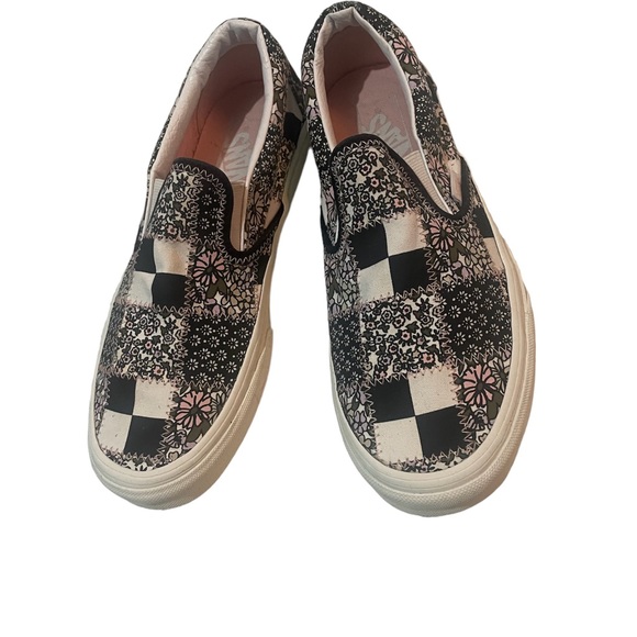 Vans | Shoes | Vans Classic Slipon Patchwork Size 9 Women Or 75 Men ...